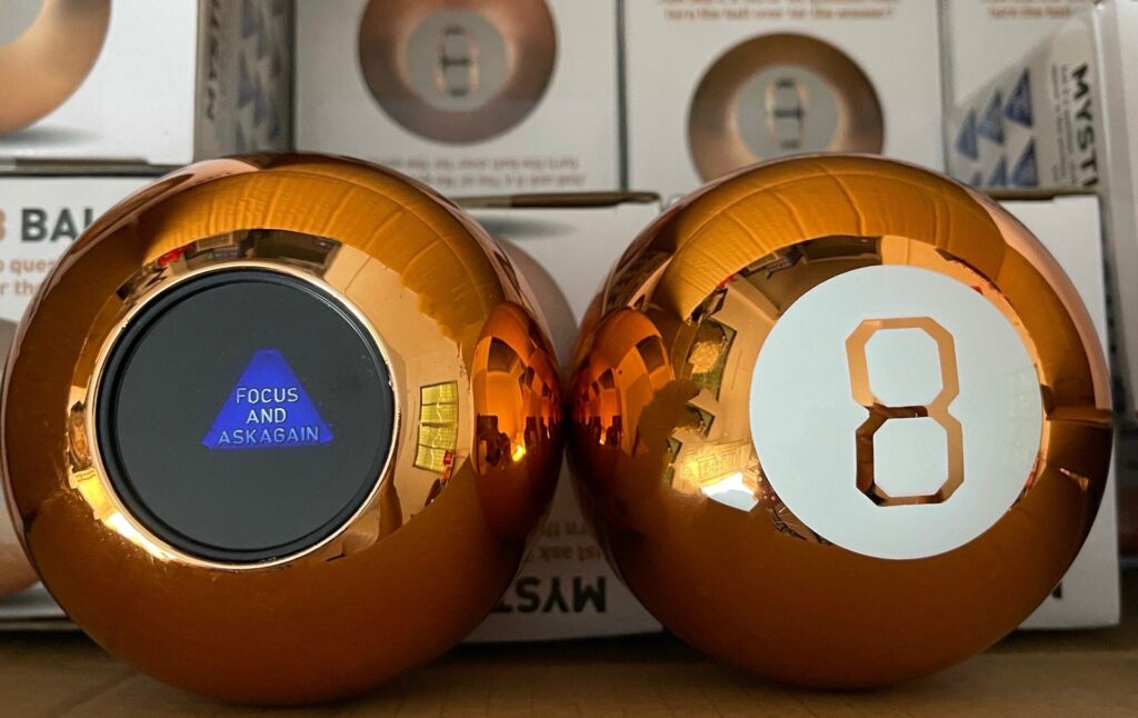 Rose Gold Magic 8 Ball | SgGiftsHub.com.sg