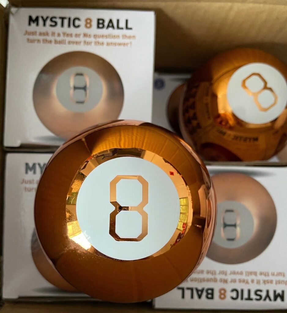 Rose Gold Magic 8 Ball | SgGiftsHub.com.sg