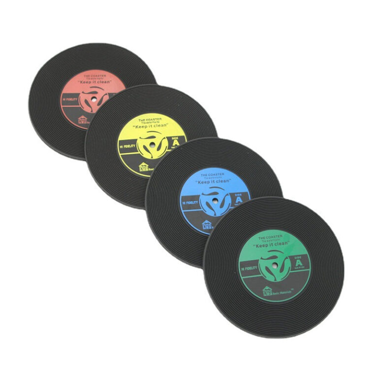 PVC Disc Coasters Can Print LOGO. | SgGiftsHub.com.sg