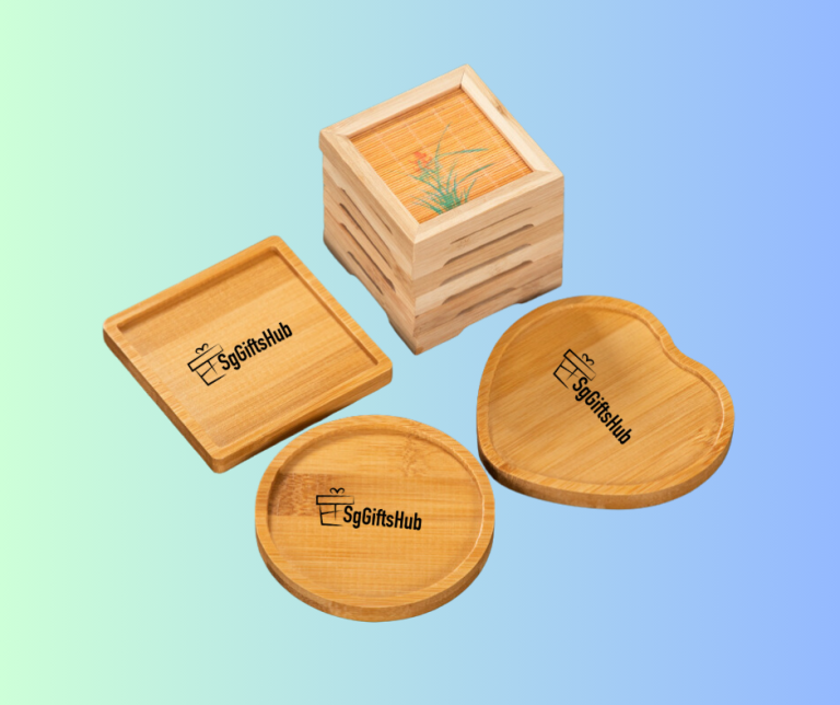 Custom Bamboo Coaster | Customised Coaster Printing | Corporate Gifts ...