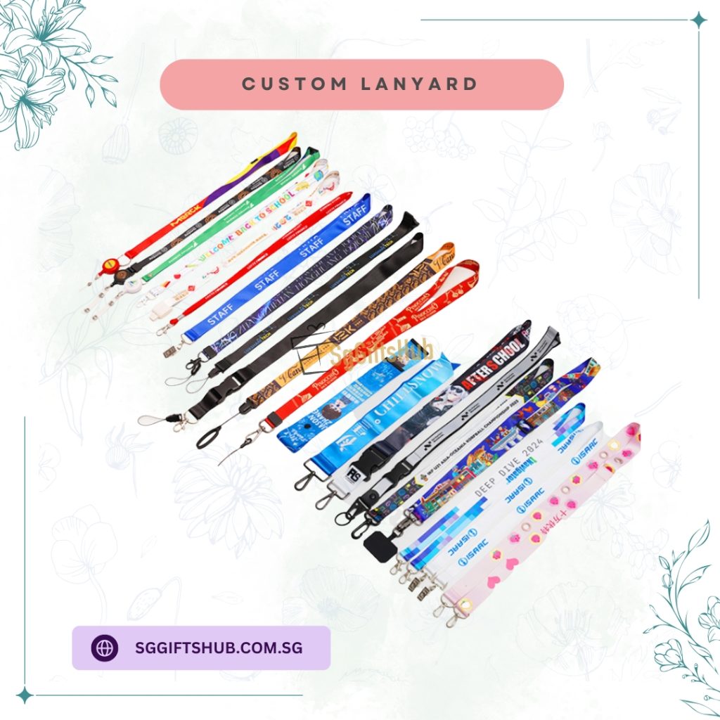 Custom Custom Lanyards | Logo Print | Free Mock Up