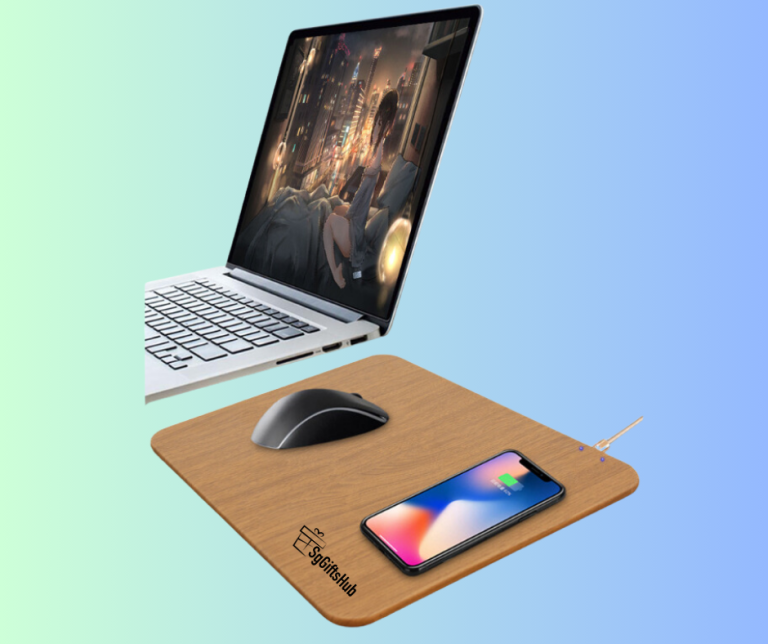 Custom Wireless Charging Mouse Pad | Corporate Gifts Singapore | Gift ...