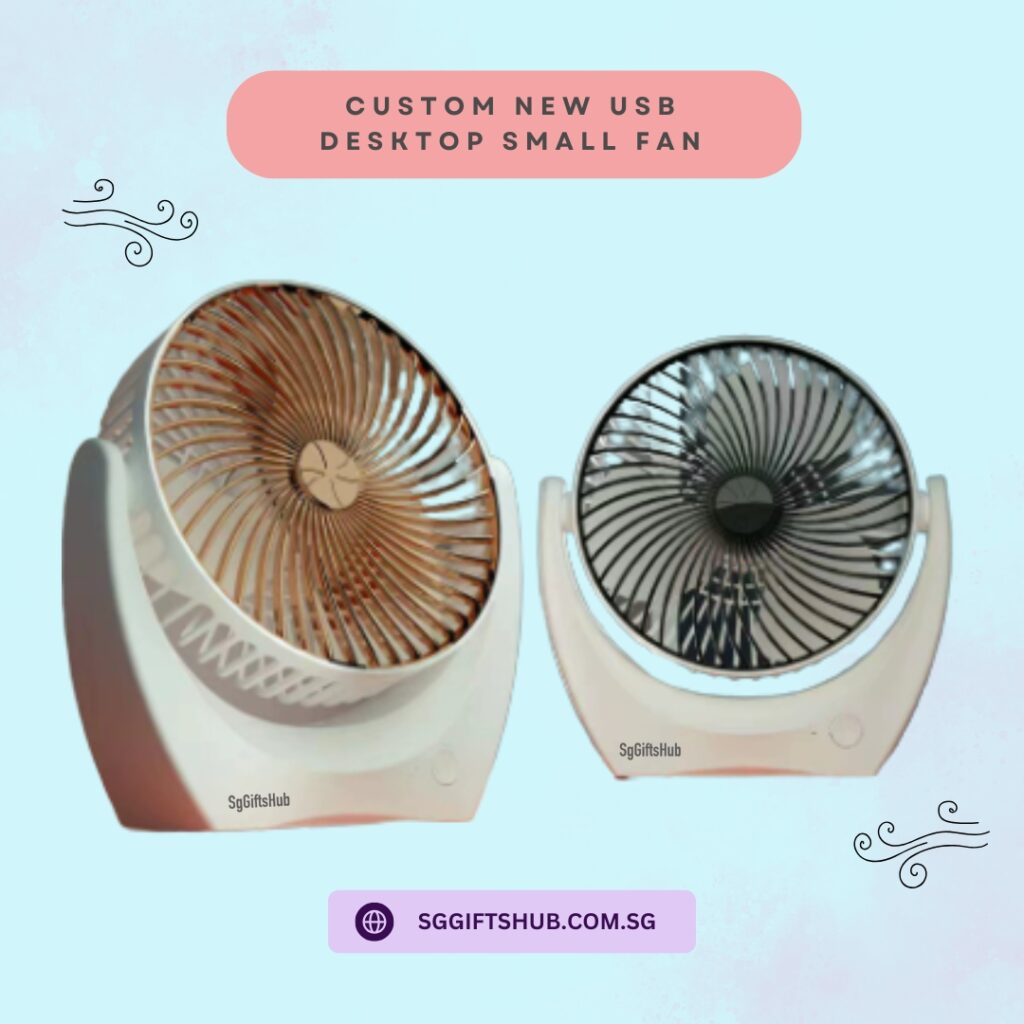 New USB Desktop Small Fan | Portable & Customizable Cooling Fan Singapore