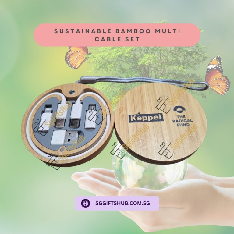 Sustainable Bamboo Multi Cable Set | Eco Friendly Corporate Gifts ...